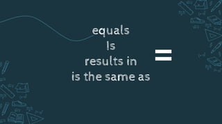 Translating Mathematical Phrases into Algebraic Expressions or ...
