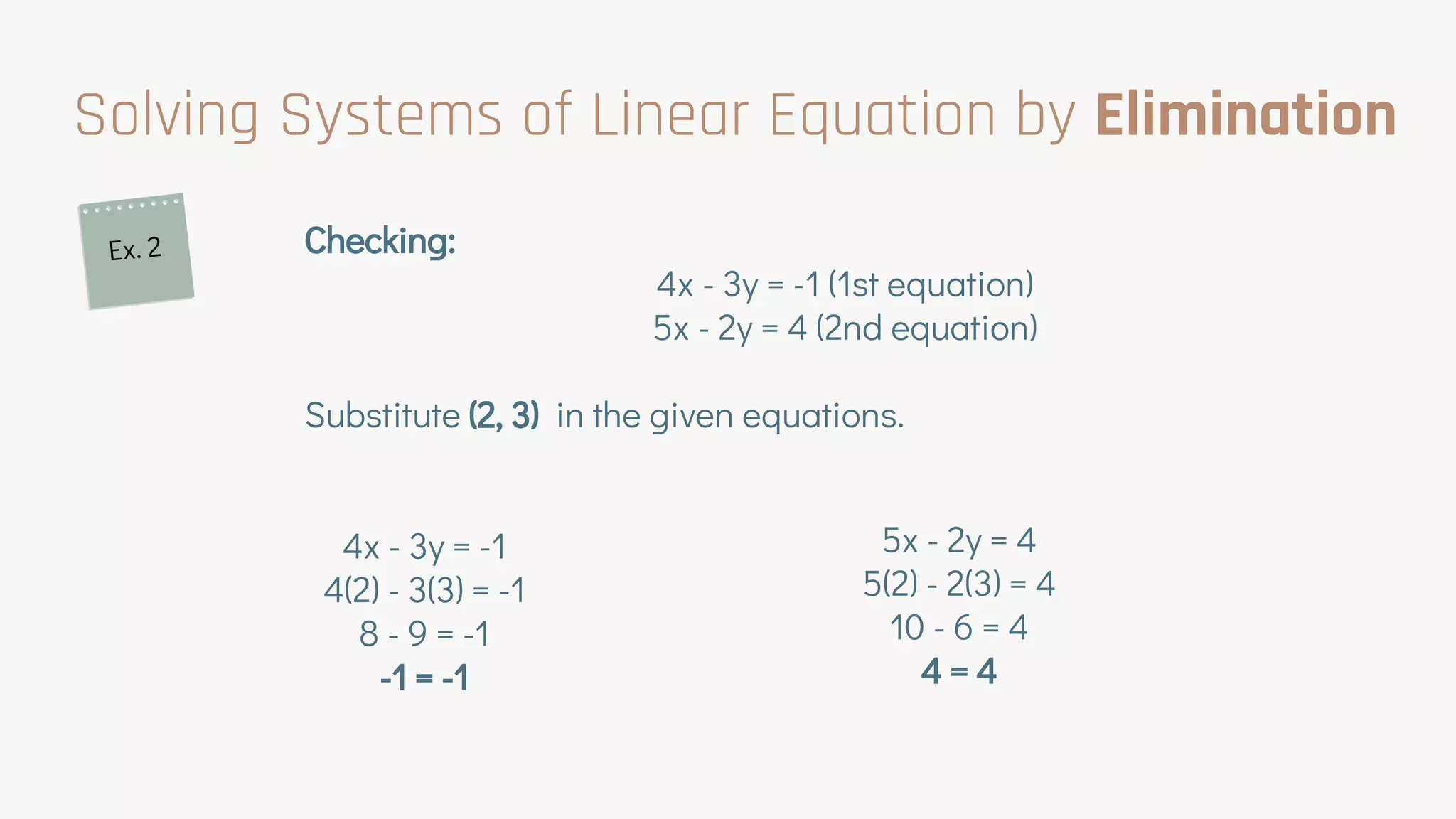 Elimination of Systems of Linear Equation | PDF | Physics | Science
