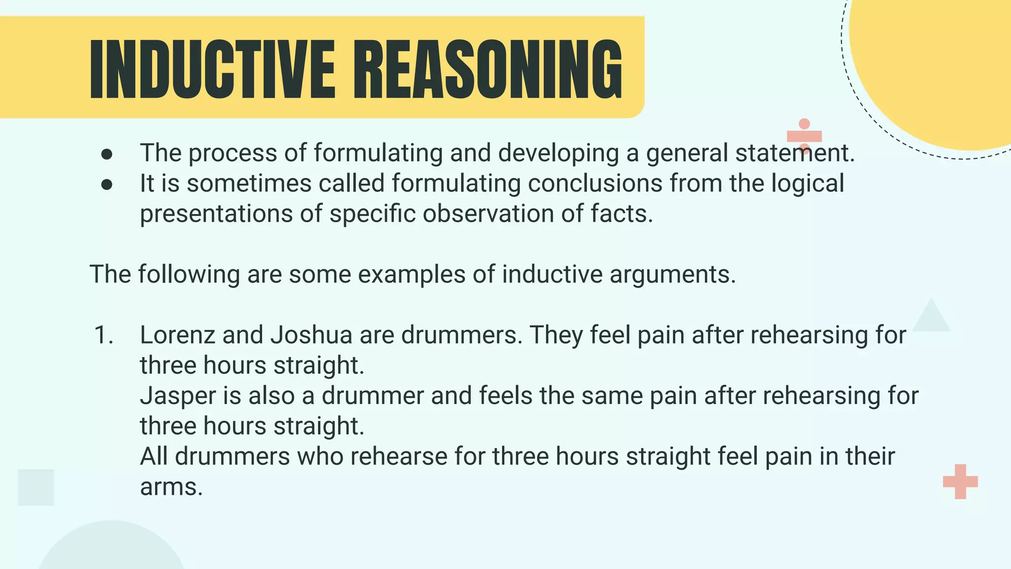 Inductive and Deductive Reasoning | PDF