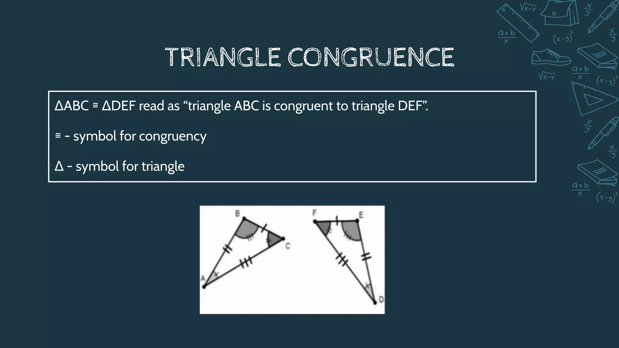 Introduction to Triangle Congruence | PDF