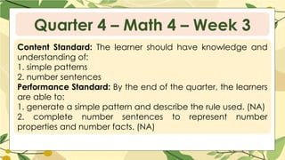 Q4 Mathematics 4 PPT WEEK 3. free download | PPTX
