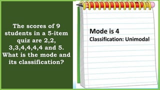 Q4_MCT_Ungrouped_Activity (Mean, Median, and Mode) | PPTX ...