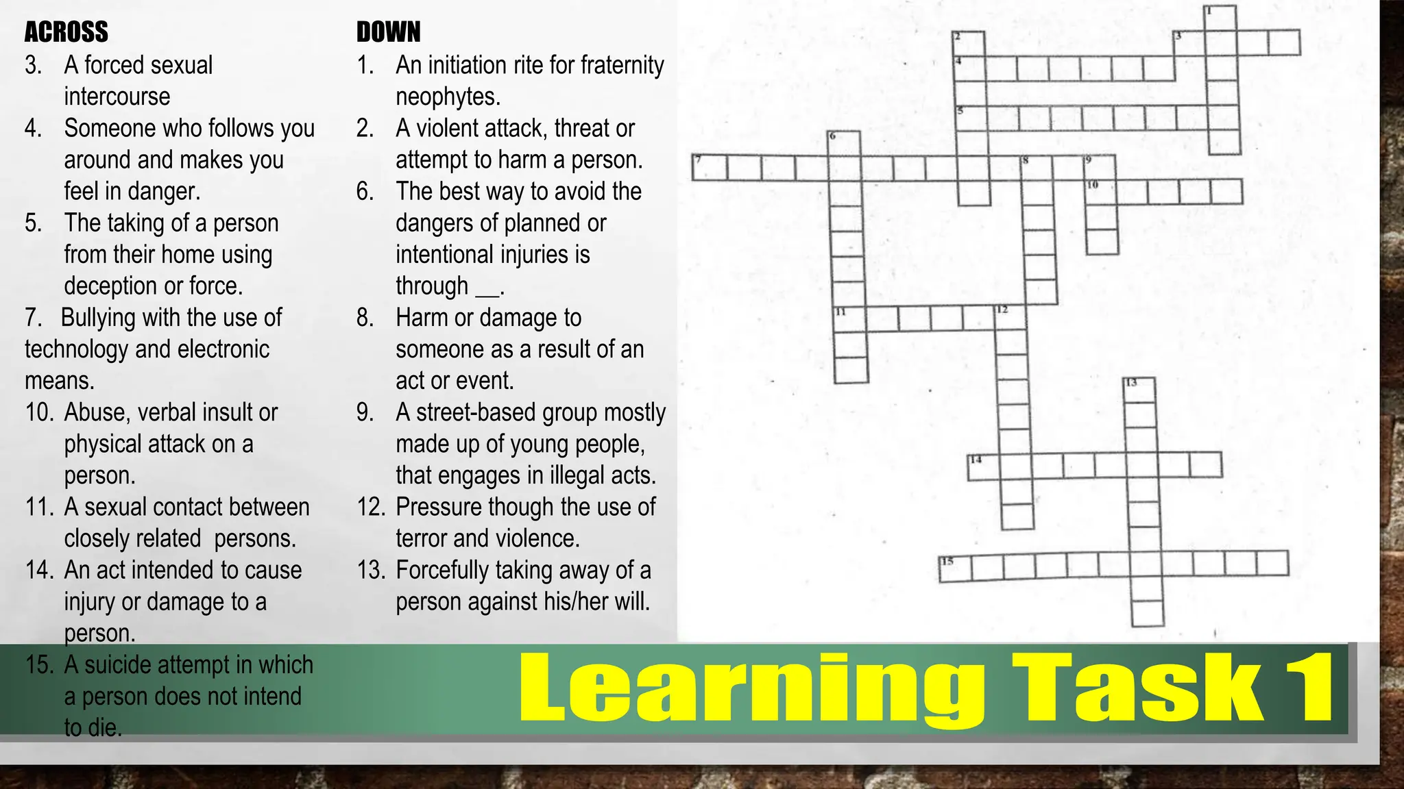 Q4 PPT-Health 9_Lesson 1 (Intentional Injuries).pptx