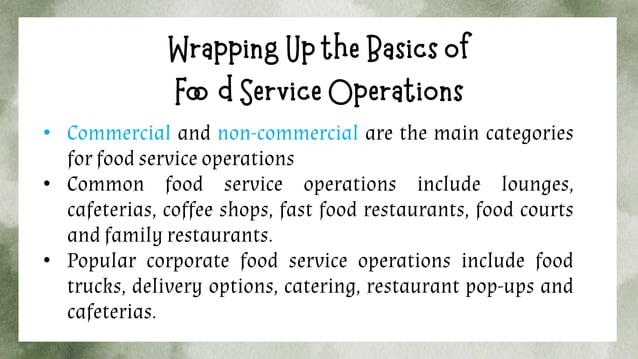 Q4_PPT1_Fundamentals of Food Preparation_FCS7.pptx | Food Industry ...
