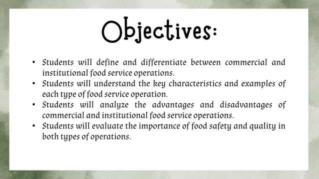 Q4_PPT1_Fundamentals of Food Preparation_FCS7.pptx | Food Industry ...