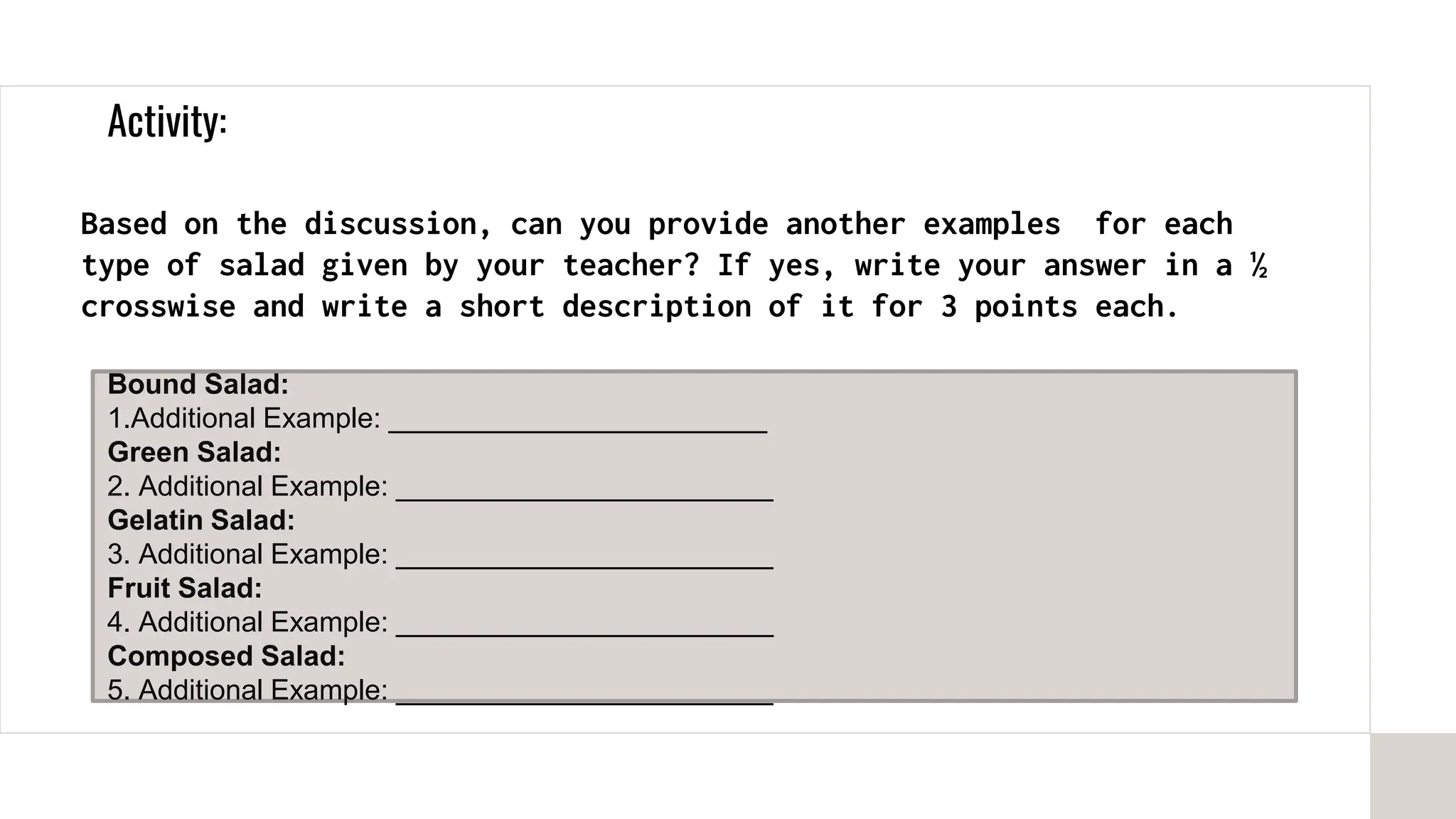Q4_PPT3_Classifications of Salad according to ingredients.pptx