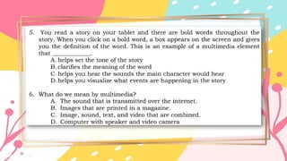 ANALYZING VISUAL AND MULTIMEDIA ELEMENTS | PPTX