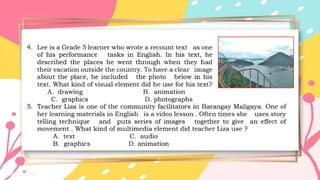 ANALYZING VISUAL AND MULTIMEDIA ELEMENTS | PPTX