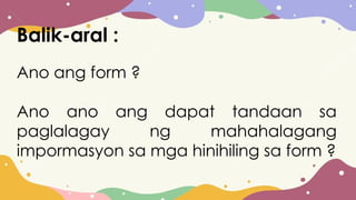 Paggawa ng Dayagram ng Ugnayang sanhi at bunga | PPTX