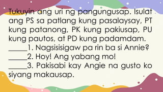 Paggawa ng Dayagram ng Ugnayang sanhi at bunga | PPTX