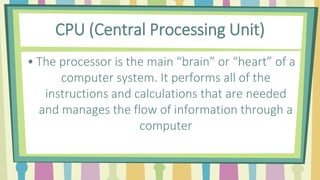 TLE-CSS 9 Q4 Week 1_System Unit | PPTX