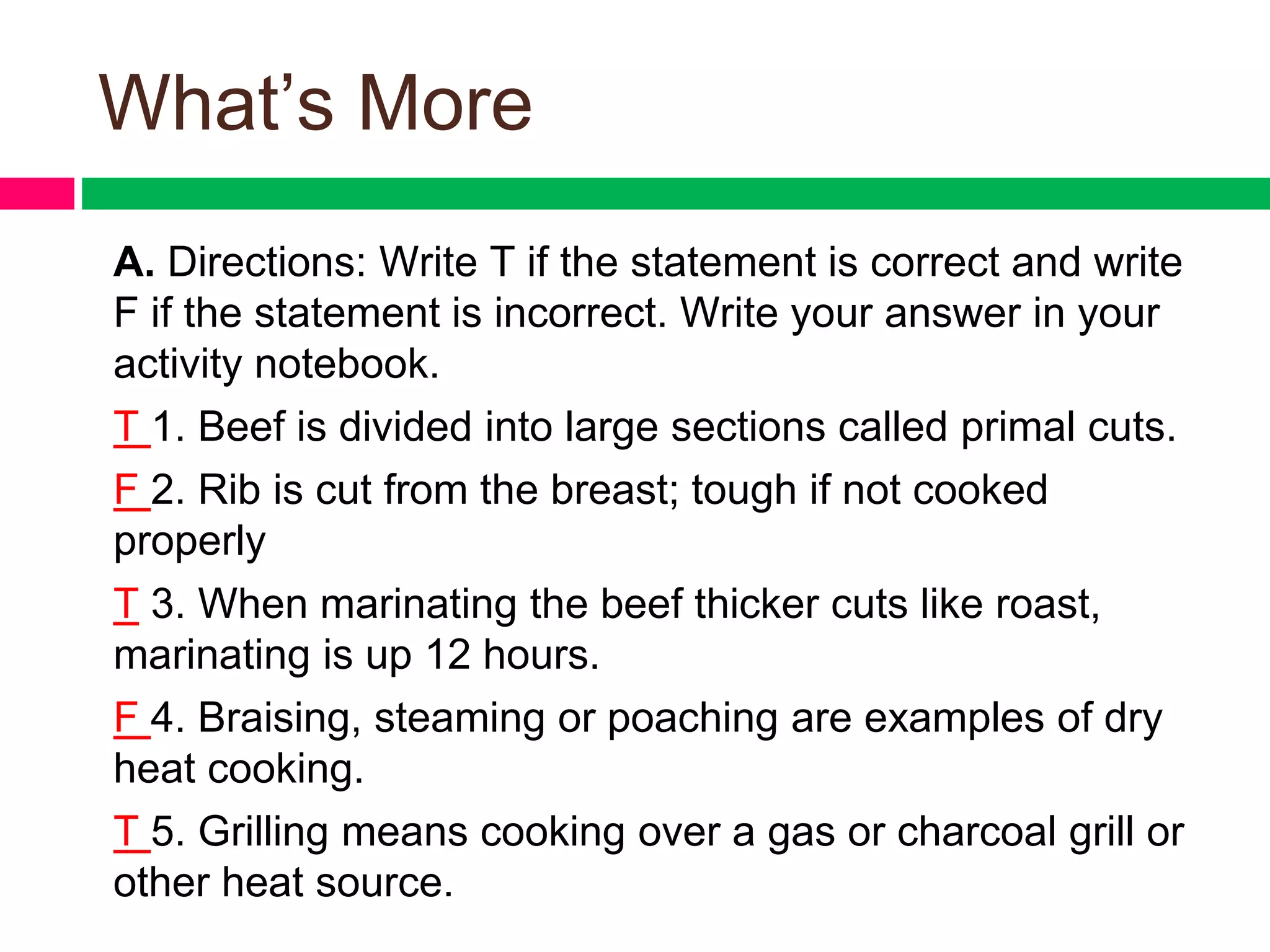 Q4_WEEK 2-COOKING MEAT CUTS | PPTX