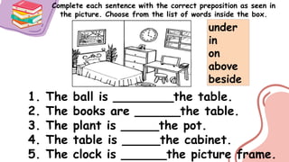 Grade 2 English Lesson on Identifying Common Prepositions with ...