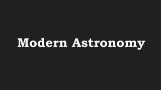 Q4_Week_Modern Astronomy.pdf. Kepler's Law of Planetary Motions | PDF