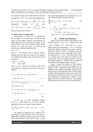 The Influence Of Infinite Impedance Flanges On The Electromagnetic Field Of A Plane Waveguide | PDF
