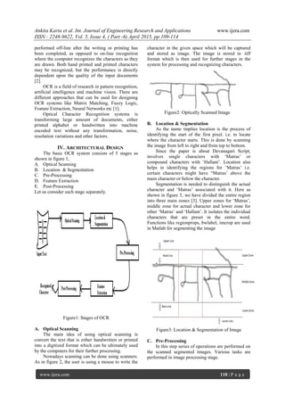 Character Recognition (Devanagari Script) | PDF | Desktop Publishing | Computer Software and ...