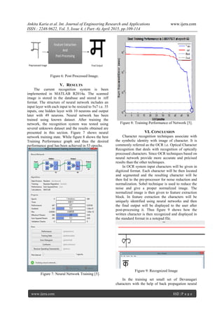 Character Recognition (Devanagari Script) | PDF | Desktop Publishing ...