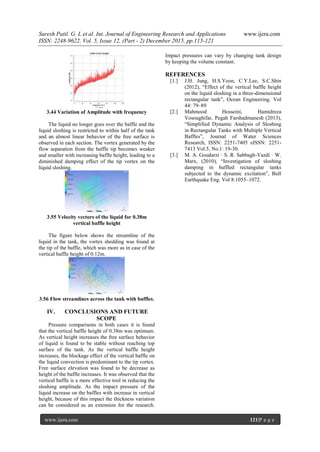 Analysis of the Effect of Variation of Baffle Height on the Liquid ...