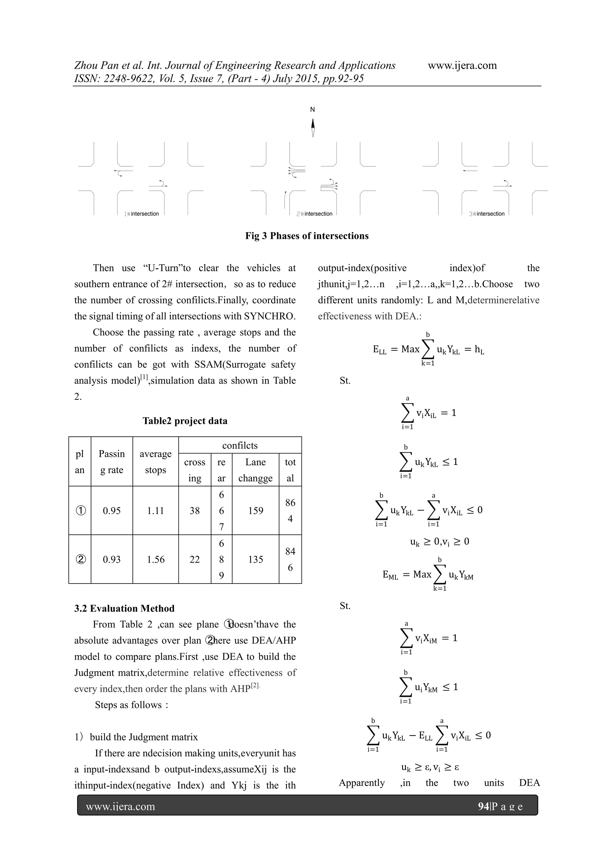 The study on optimization measures of congestion on main roads in ChongQing | PDF