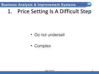 Setting retail prices | PPT
