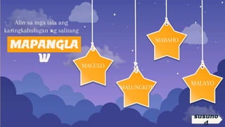 FILIPINO 8 SAKNONG 1-26 | PPTX