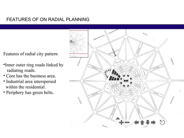 RADIAL CITY PLANNING | PPT | Rail Travel | Travel Type