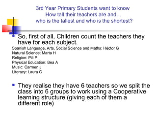 Q7.Measure how tall all your teachers are | PPT | Free Download