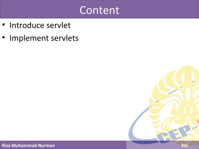 Exploring the Java Servlet Technology | PPT