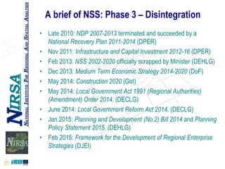 Why the National Spatial Strategy failed and prospects for the National ...