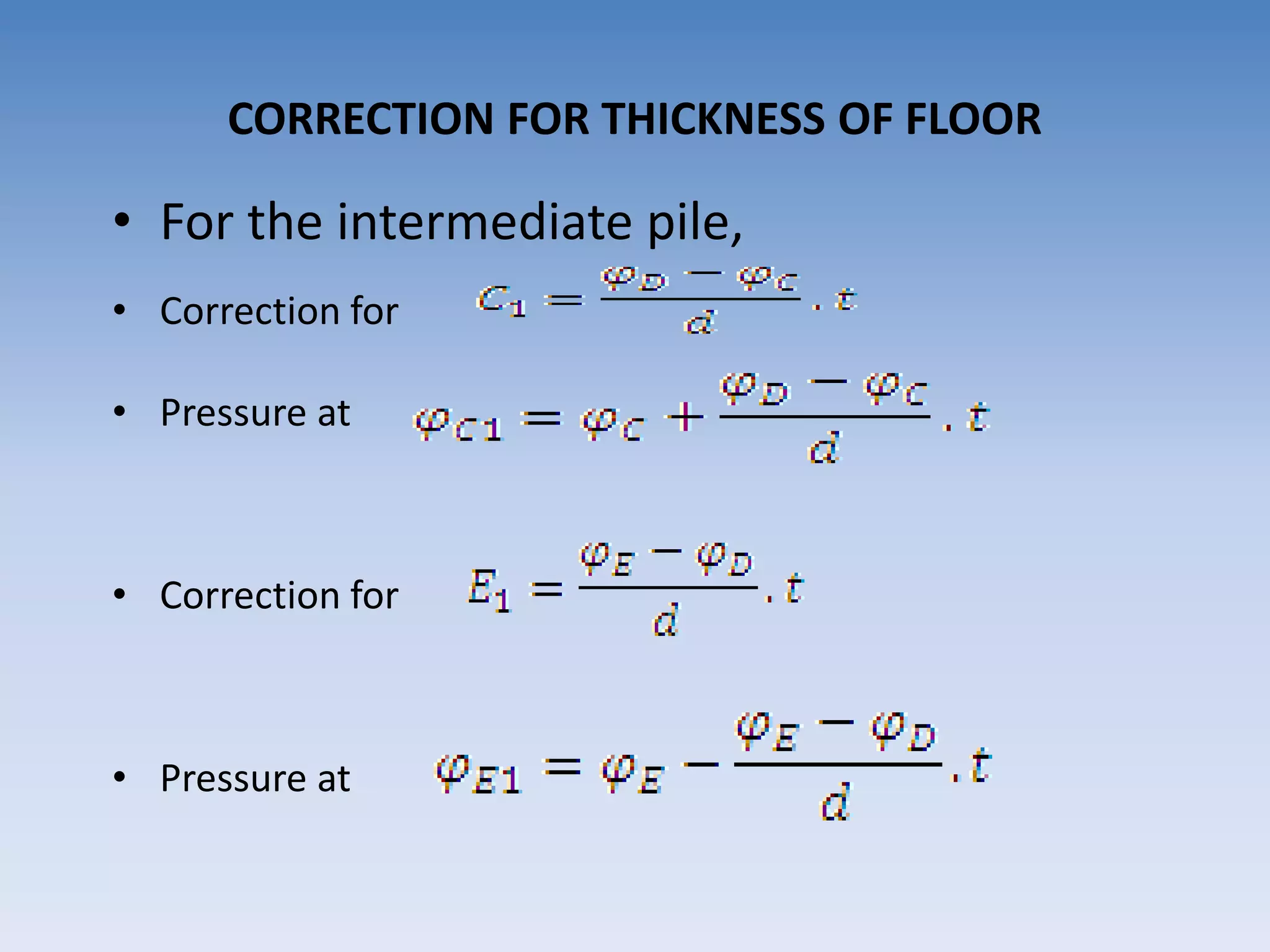 Theory for impervious floor | PPTX