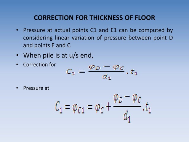 Theory for impervious floor | PPTX | Geography | Science