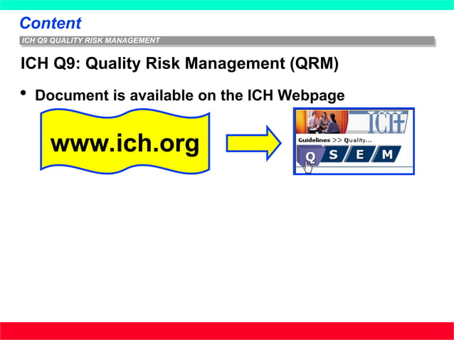 Q9.ppt_Quality Risk Management Guideline | PPT
