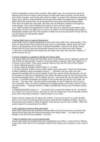 Q90 who is awliyah allah | PDF