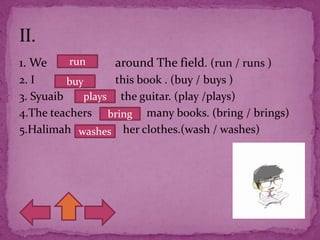 Simple present tense | PDF