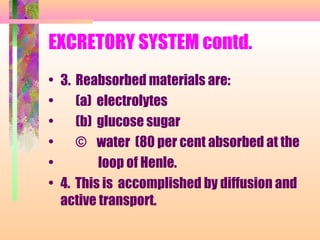 Excretory system | PPS | Chemistry | Science