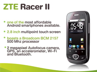 WDS partnership with ZTE | PPT