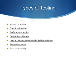Quality Assurance Testing | PPTX