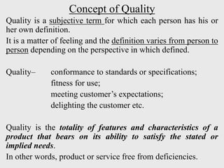 Quality Assurance and validation | PPT