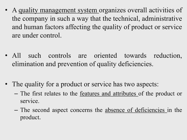 Quality Assurance and validation | PPT | Manufacturing Industry ...