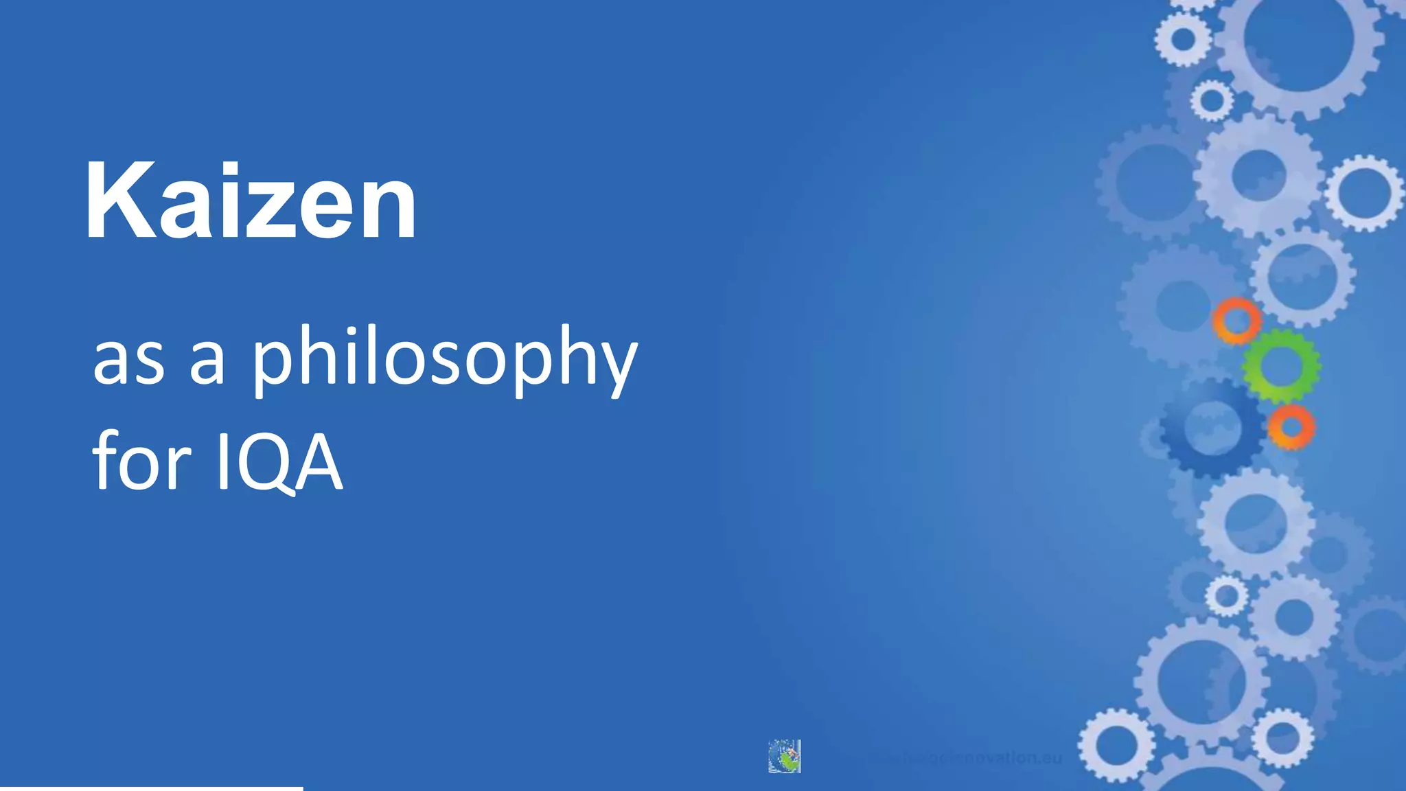 Implementing QA in Complex Organisations: Applications of Theory to Educational QA | PPT
