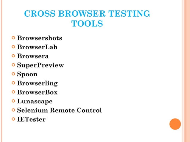 How to do better Quality Assurance for Cross-Browser Testing | PPT ...