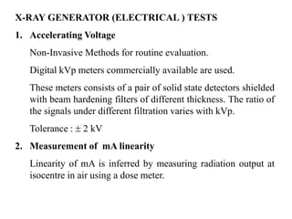 PERFORMANCE EVALUATION OF COMPUTED TOMOGRAPHY (CT) SCANNERS | PPT