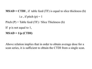PERFORMANCE EVALUATION OF COMPUTED TOMOGRAPHY (CT) SCANNERS | PPT