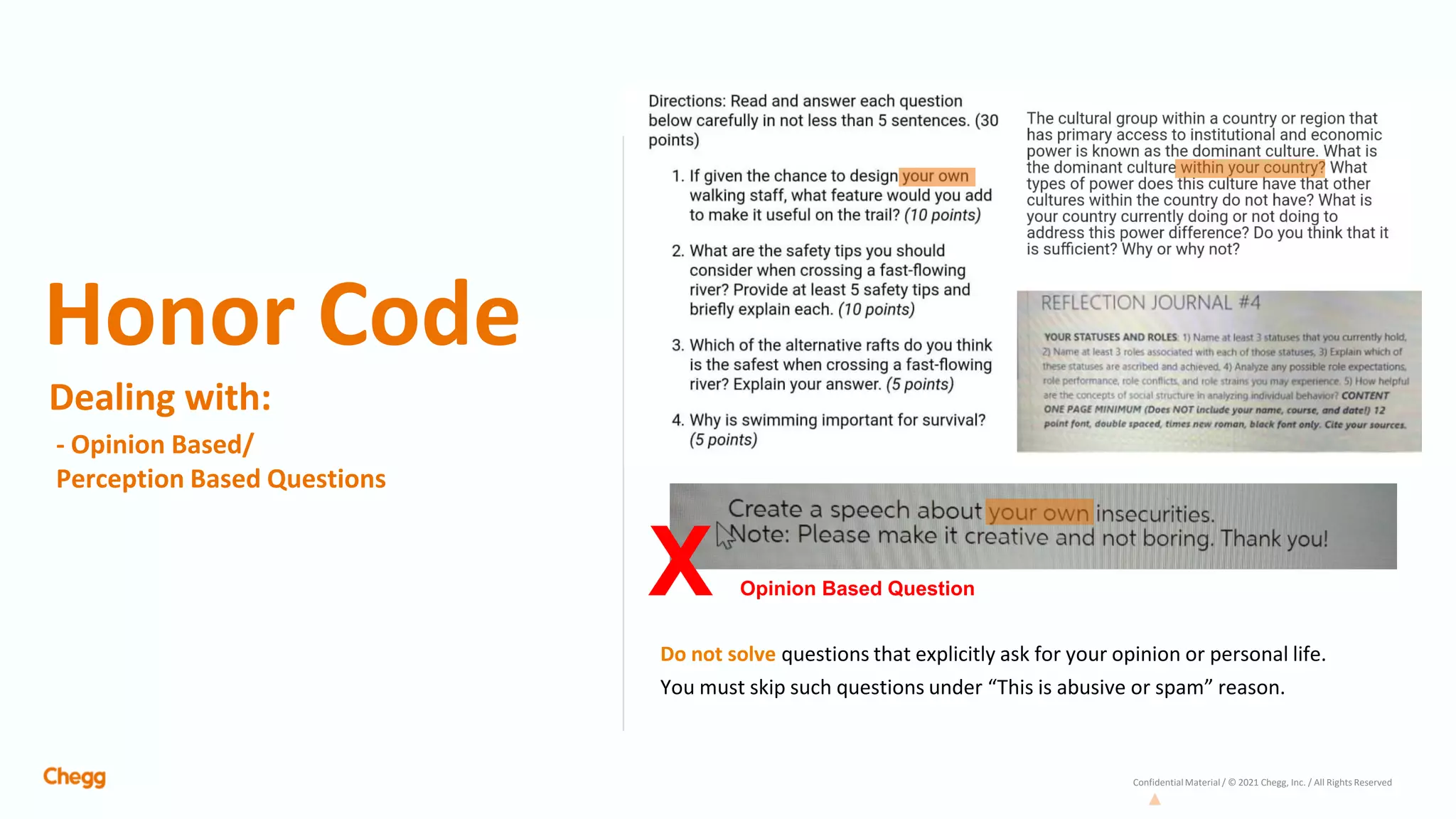 QA and guidelines for chegg | PDF