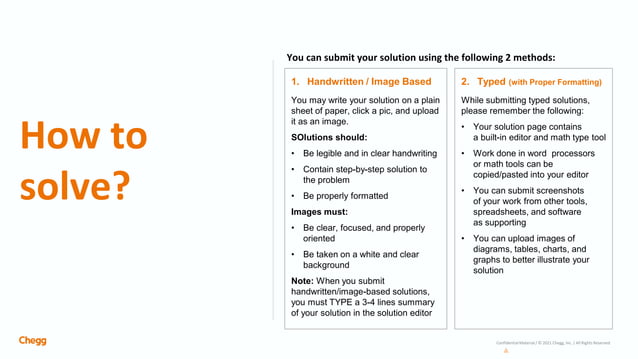 QA and guidelines for chegg | PDF