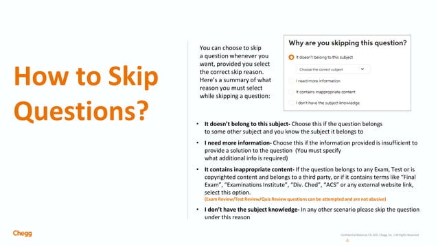 QA and guidelines for chegg | PDF
