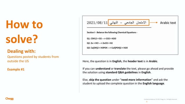 QA and guidelines for chegg | PDF