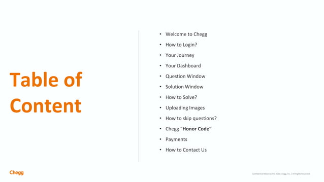 QA and guidelines for chegg | PDF