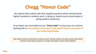 QA and guidelines for chegg | PDF