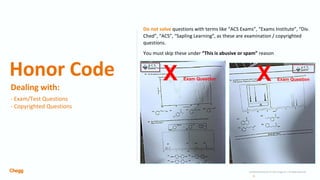 QA and guidelines for chegg | PDF